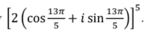 Solved [2 (cos 134 + i sin 137)] | Chegg.com