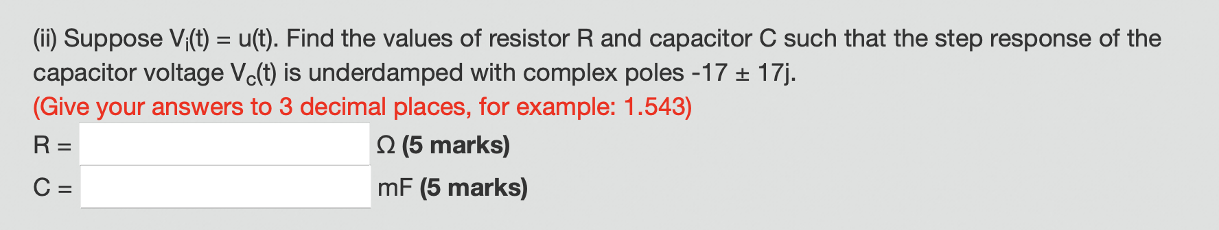 Solved The transfer function Vc(s)Ni(s) of the circuit in | Chegg.com