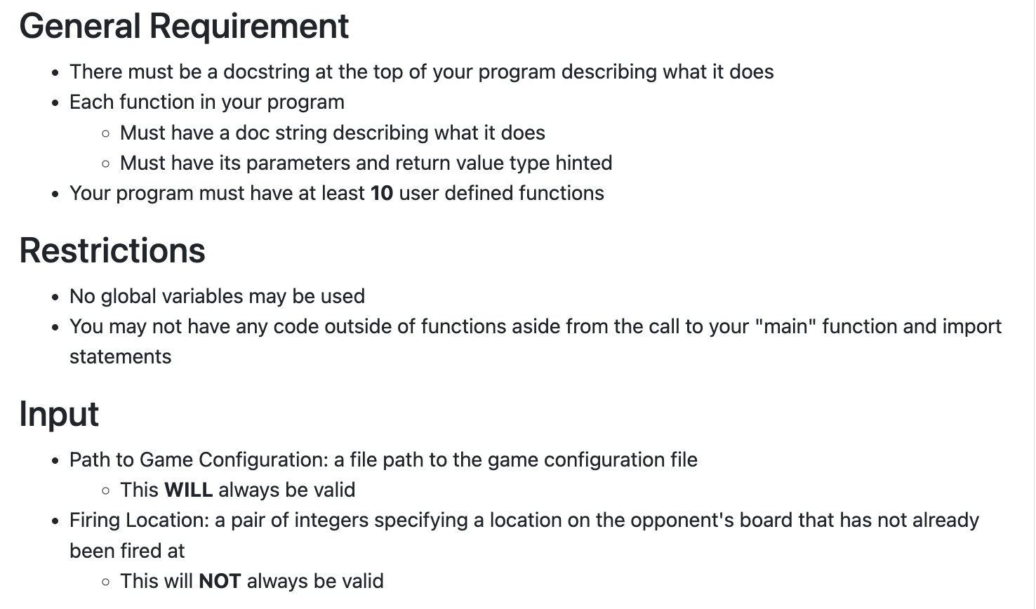 Solved Files to submit - A zipfile named battleship.zip that | Chegg.com