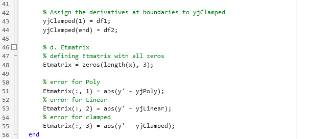 Solved MATLAB: Can you please help me to confirm what's | Chegg.com
