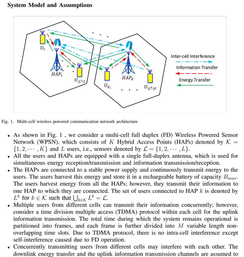 Solved System Model And Assumptionsfig 1 ﻿multi Cell