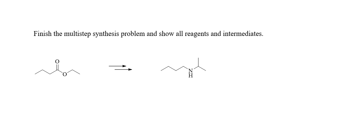 Solved Finish the multistep synthesis problem and show all | Chegg.com