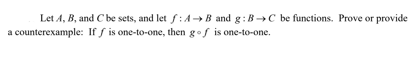 Solved . . 2 Let A, B, and C be sets, and let f : A → B and | Chegg.com