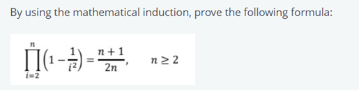 Solved By using the mathematical induction, prove the | Chegg.com