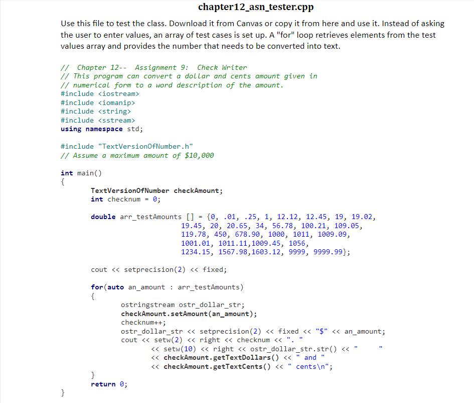 Solved The program makes use of strings, arrays, and | Chegg.com