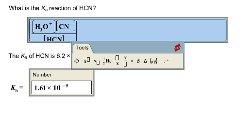 Solved What is the Ka reaction of HCN? I keep getting this | Chegg.com