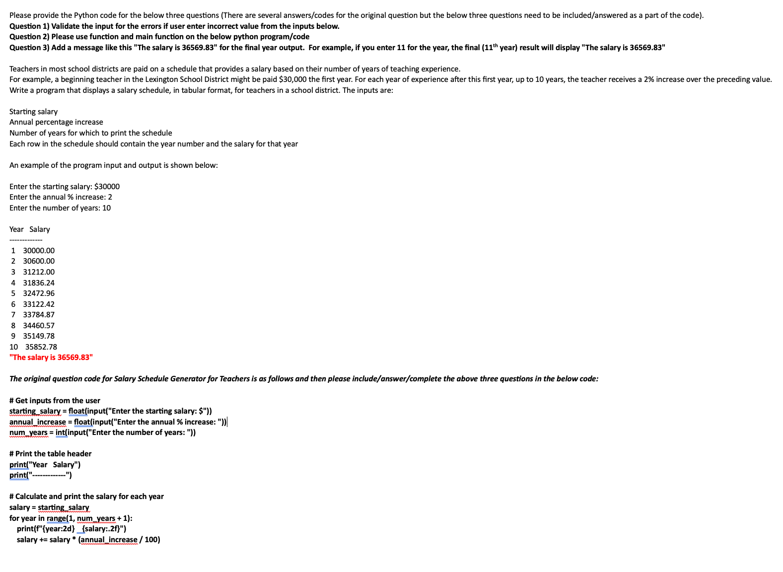 Solved Question 1) ﻿Validate the input for the errors if | Chegg.com