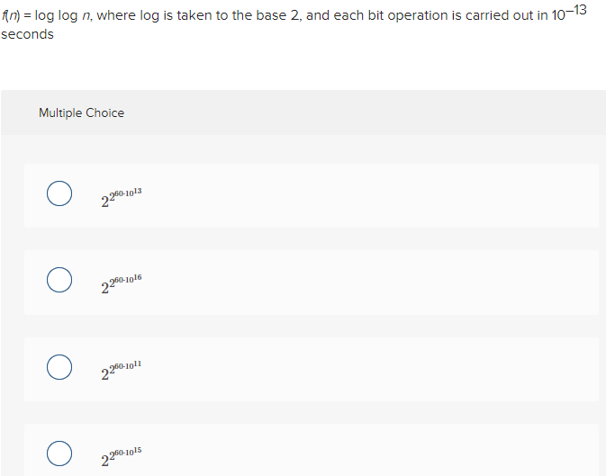 Solved What is the largest n for which one can solve within | Chegg.com