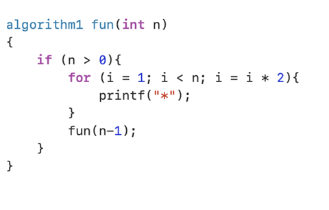 Solved For each algorithm below: • define the relation | Chegg.com