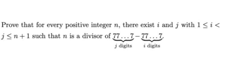 Solved Prove that for every positive integer n, there exist | Chegg.com