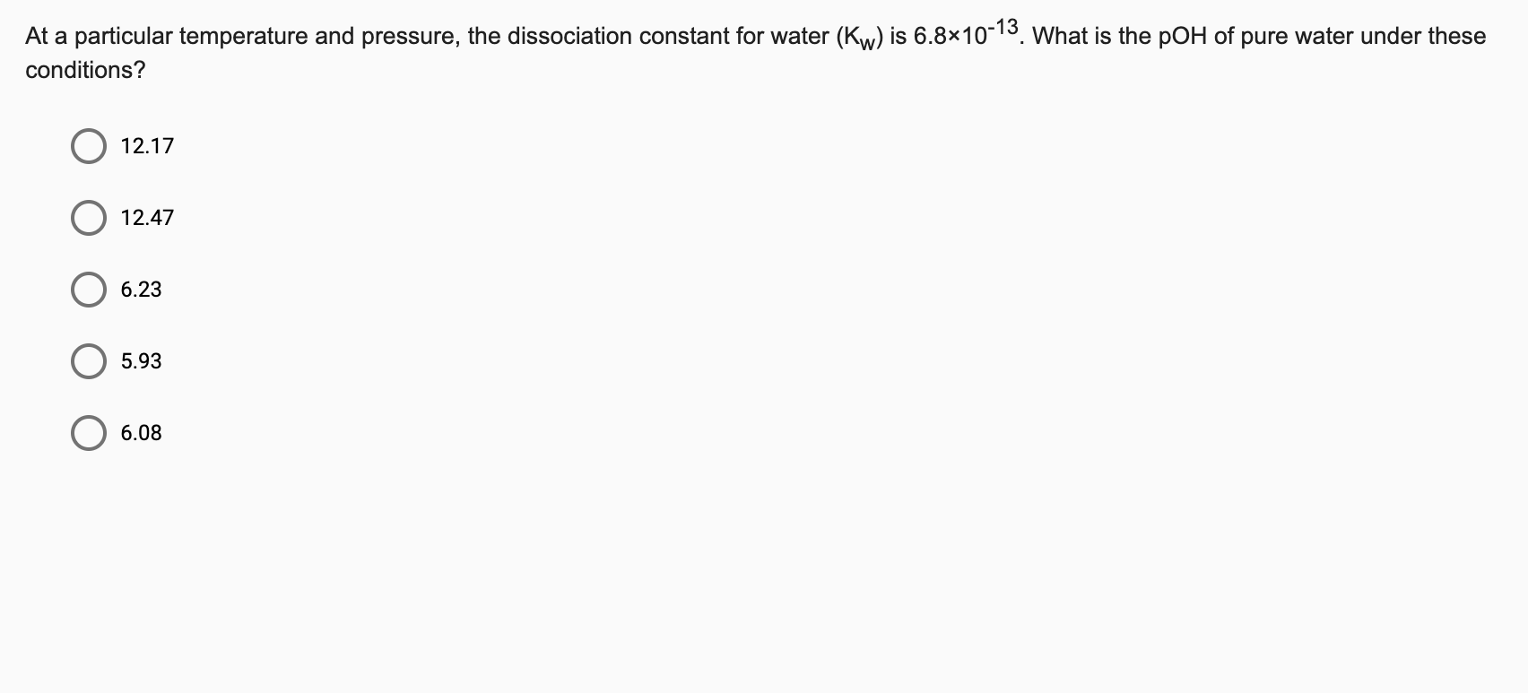 Solved At a particular temperature and pressure, the | Chegg.com