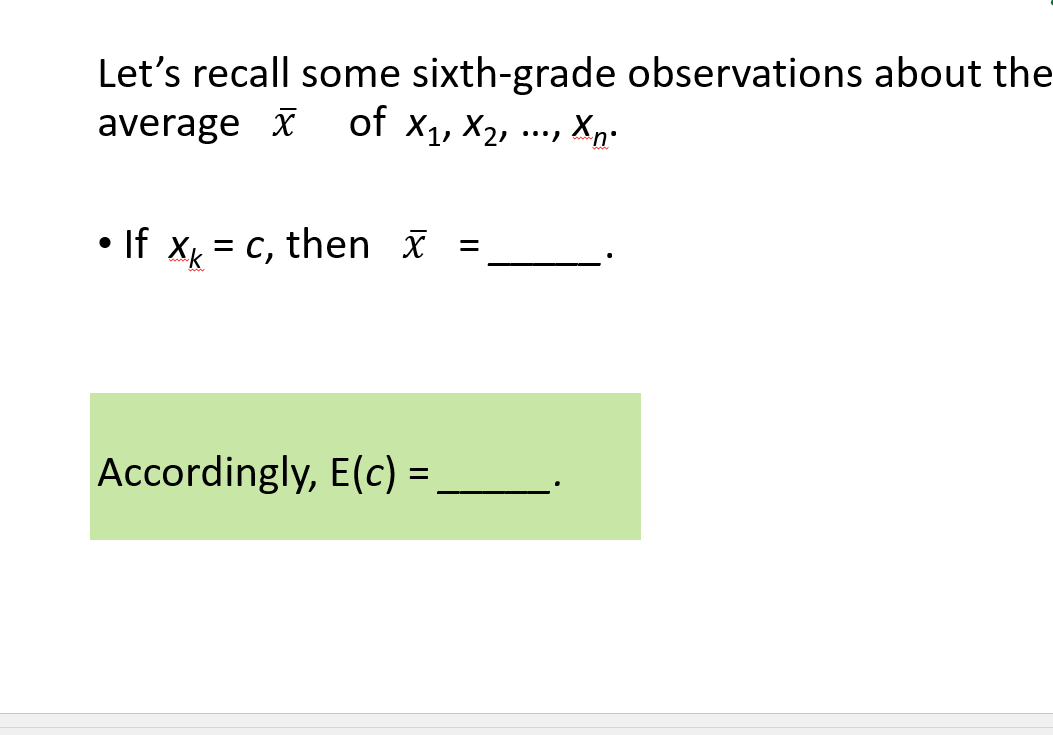 Solved Let's recall some sixth-grade observations about the | Chegg.com