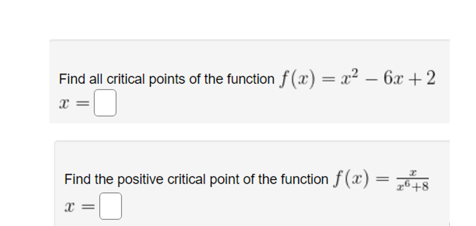 Solved Find all critical points of the function f(x) = x2 - | Chegg.com