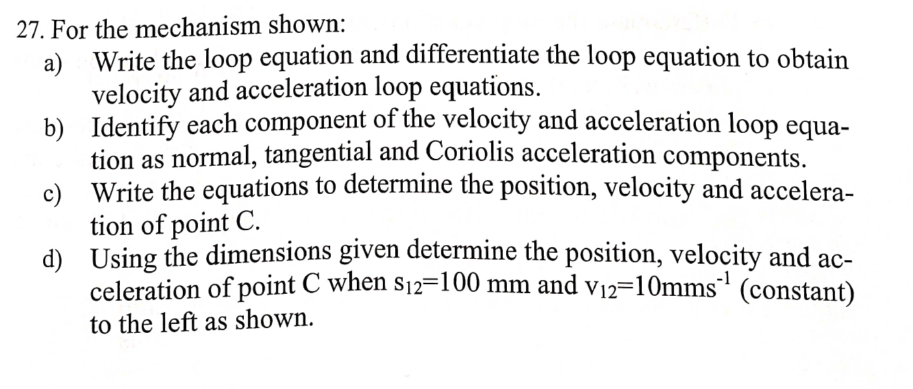 12 =10mms" ////// 2 | 500mm S12 470mm | 3 Bo 27. | Chegg.com