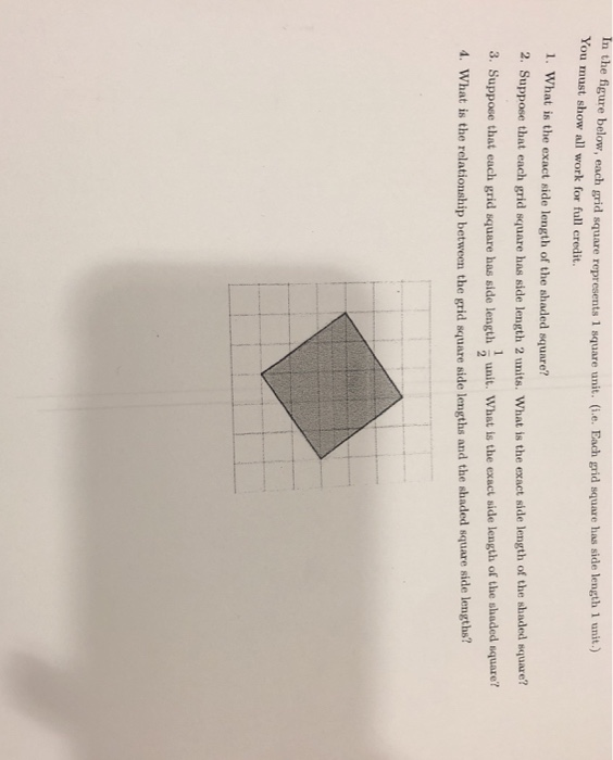 Solved each grid square represents 1 square unit. (i.e. Each | Chegg.com