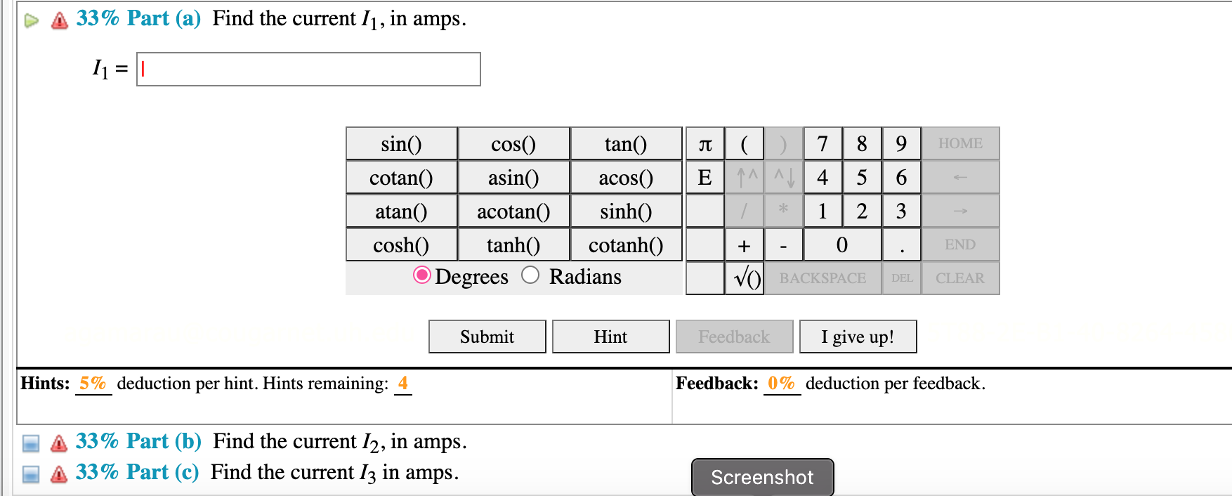 Solved (10\%) Problem 6: Consider the following circuit of | Chegg.com