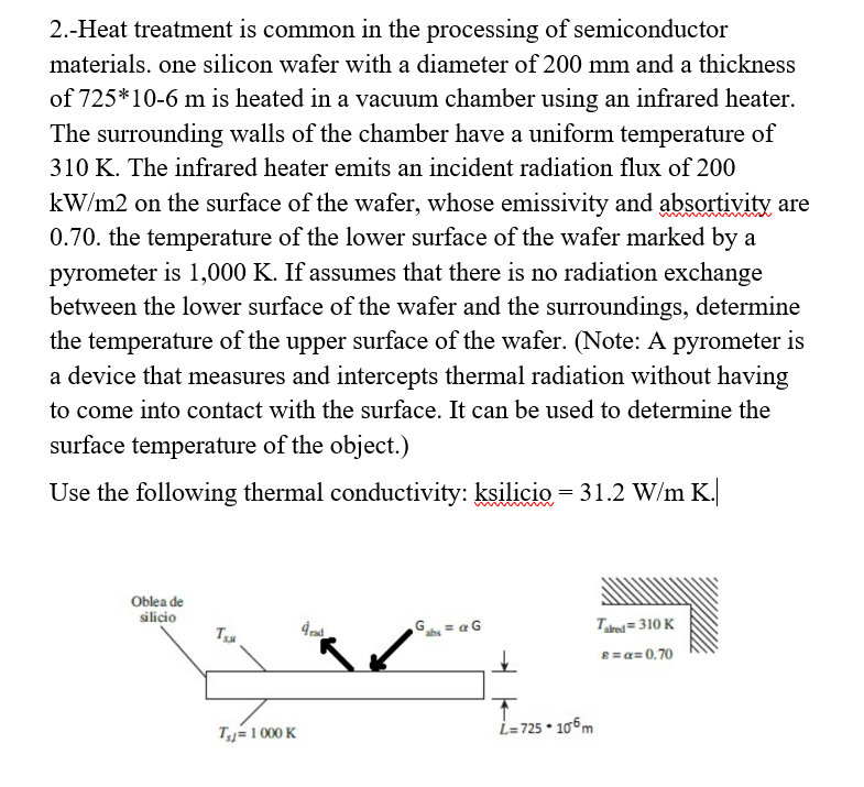 Solved 2.-Heat treatment is common in the processing of | Chegg.com