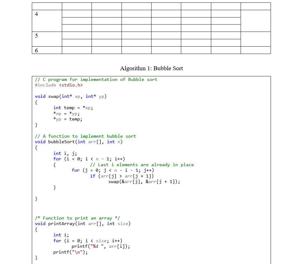Solved Task 1 Using Algorithm 1, sort {75, 64, 52, 41, 30, | Chegg.com
