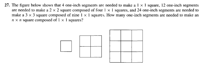 Solved 27. The figure below shows that 4 one-inch segments | Chegg.com