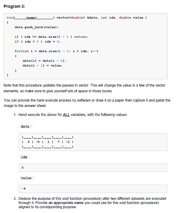 Solved I was hoping someone could show me a hand execution | Chegg.com