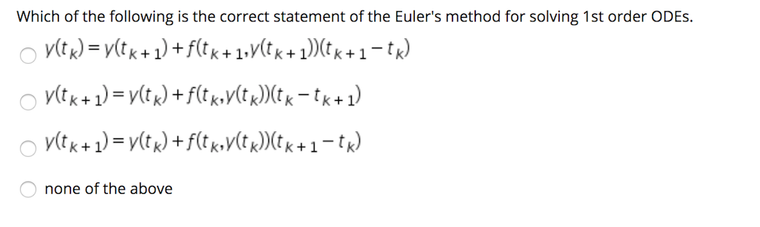 Solved Which of the following is the correct statement of | Chegg.com