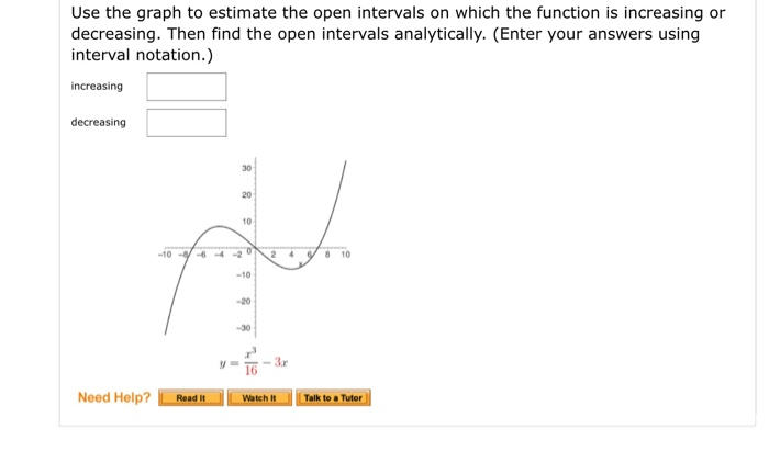 Solved Use the graph to estimate the open intervals on which | Chegg.com Solved Use the graph to estimate the open intervals on which | Chegg.com