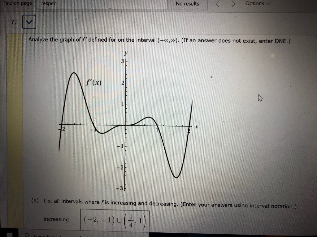 Solved (a) List all intervals where f is increasing | Chegg.com