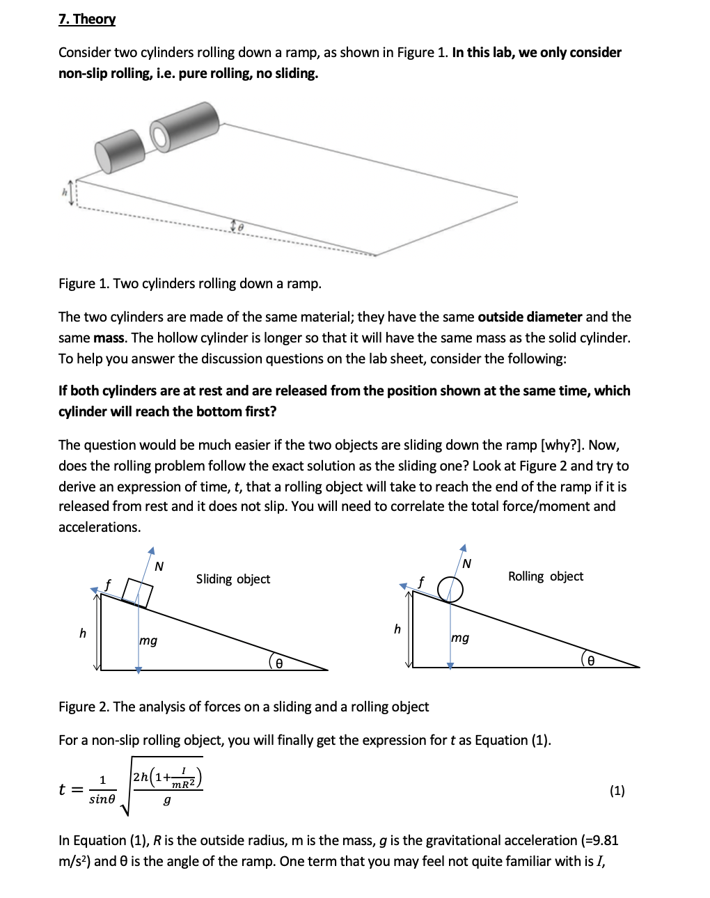 Solved Name: Student Number: In-Lab Assignment 3: Rolling of | Chegg.com