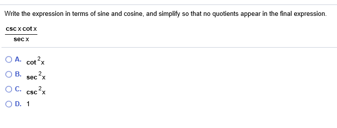 Solved Using a sum or difference identity, write the | Chegg.com