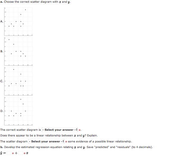 Ebook Consider The Following Data For Two Variables 0047