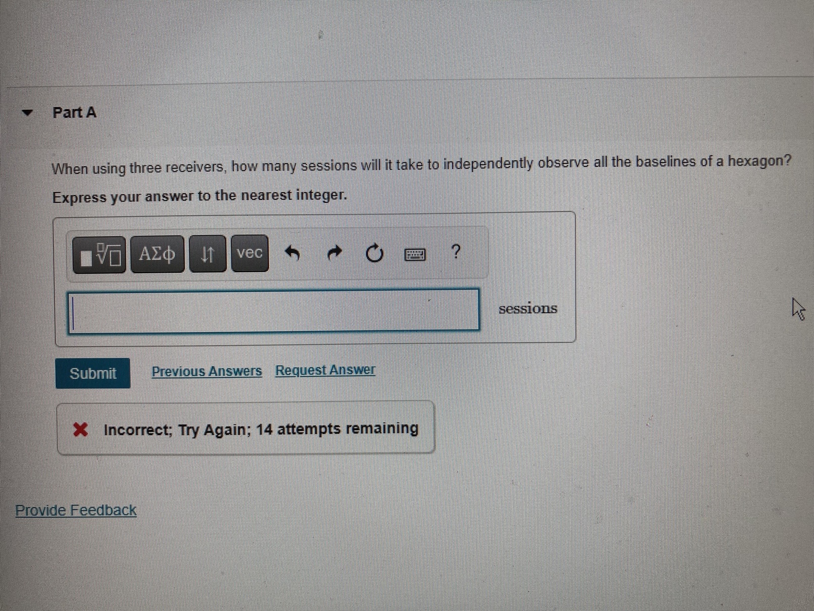 Solved When using three receivers, how many sessions will it | Chegg.com