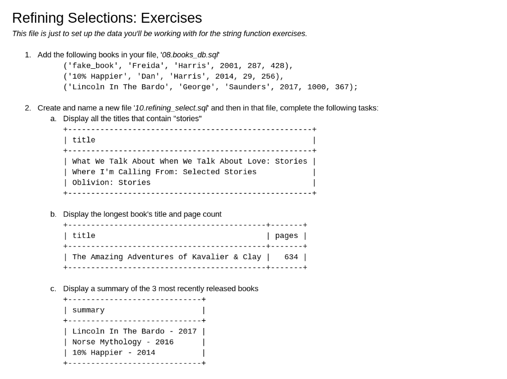Solved ÞROP DATABASE IF EXISTS book_shop; CREATE DATABASE | Chegg.com