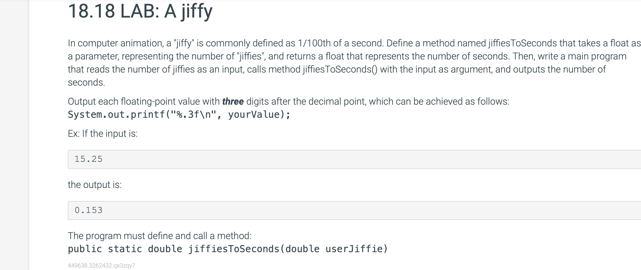 Solved In computer animation, a "jiffy" is commonly defined | Chegg.com