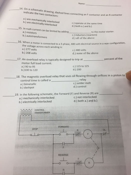 Solved TRUE/FALSE (1 point each) 1. Three phase motors must | Chegg.com