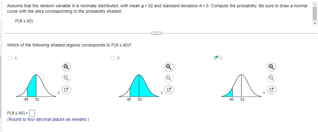 Solved Assume that the random variable X is normally | Chegg.com