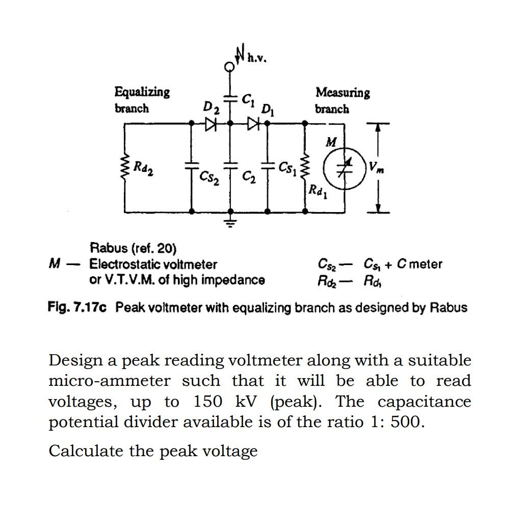 Solved Wh.v. Equalizing branch ci Measuring branch D2 DI * 5 | Chegg.com