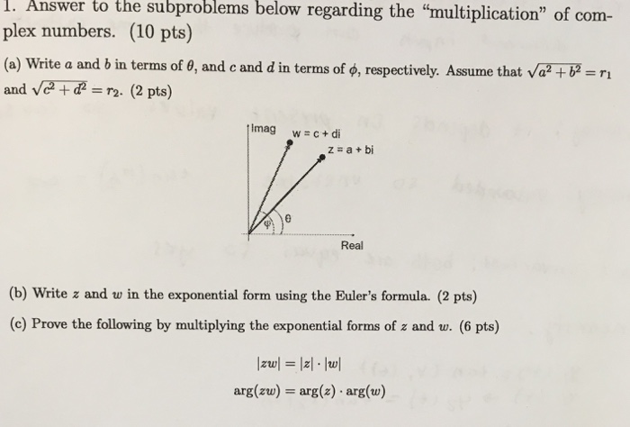 Solved Answer to the subproblems below regarding the | Chegg.com