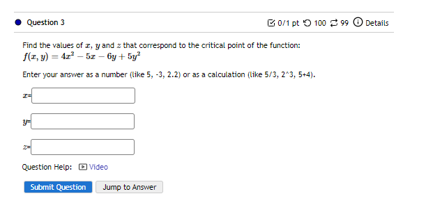 Solved f(x,y)=4x2−5x−6y+5y2 | Chegg.com