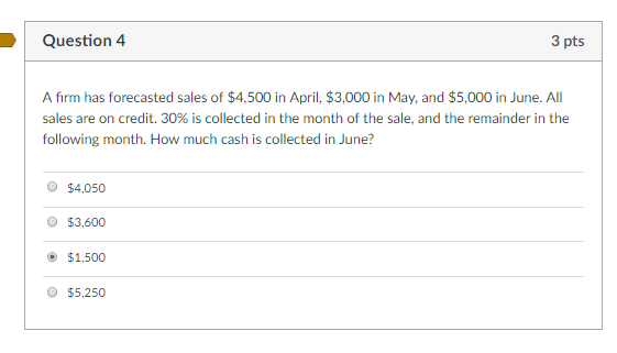 Solved Question 3 The need for an increase or decrease in | Chegg.com