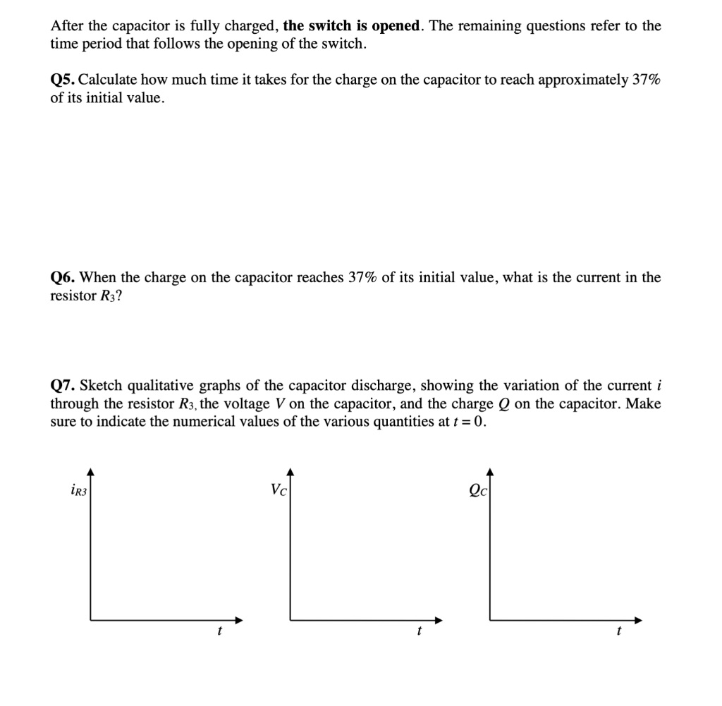 Solved In the circuit shown below, the switch S is initially | Chegg.com