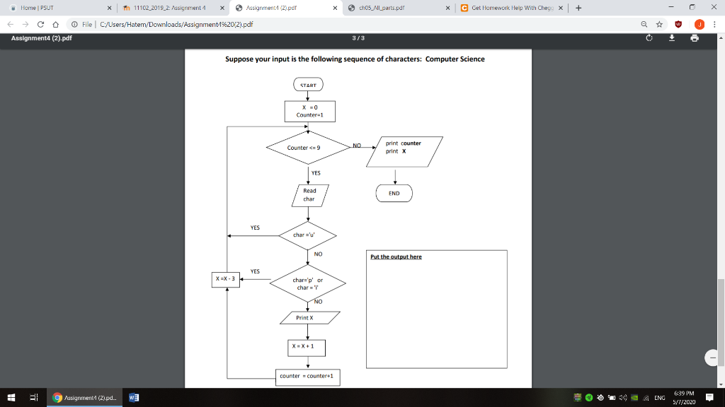 Solved Home PSUT X h 11102_2019_2: Assignment1 X Assignment | Chegg.com