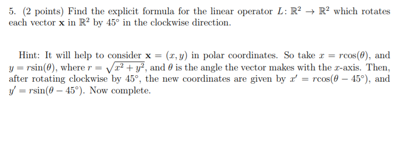 Solved 5, (2 points) Find the explicit formula for the | Chegg.com