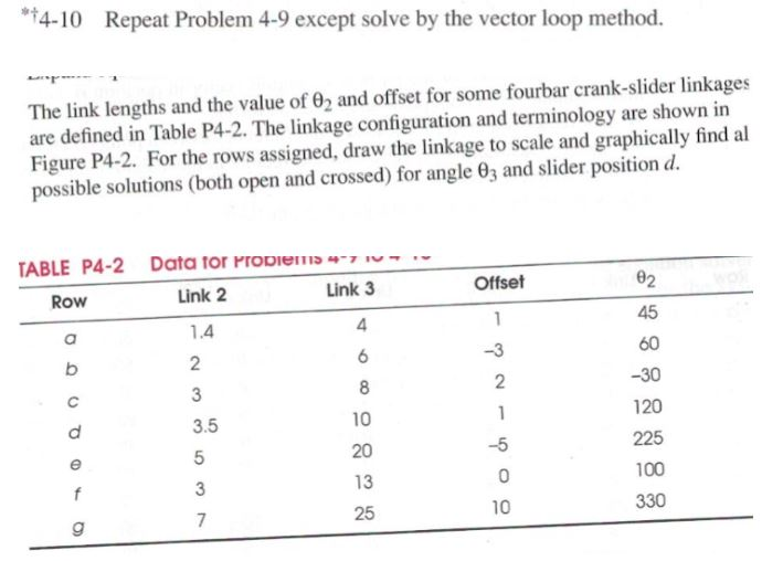 4-10 Repeat Problem 4-9 except solve by the vector | Chegg.com