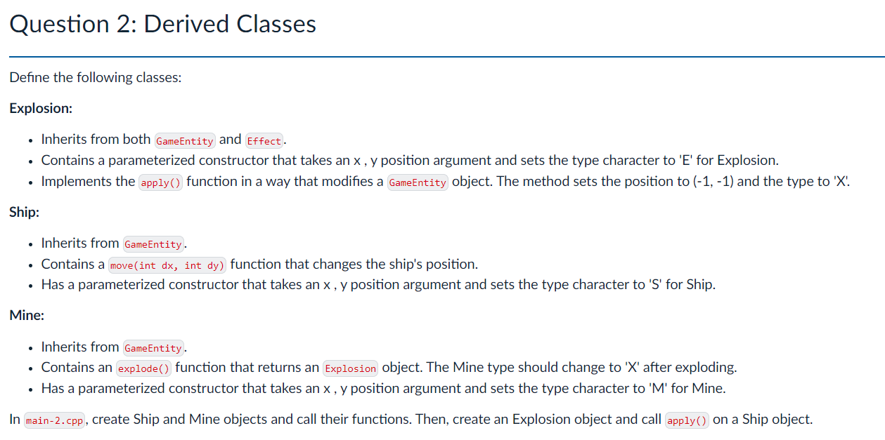 Solved For this workshop, you will design a simple game. | Chegg.com