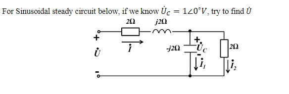 Solved For Sinusoidal steady circuit below, if we know | Chegg.com