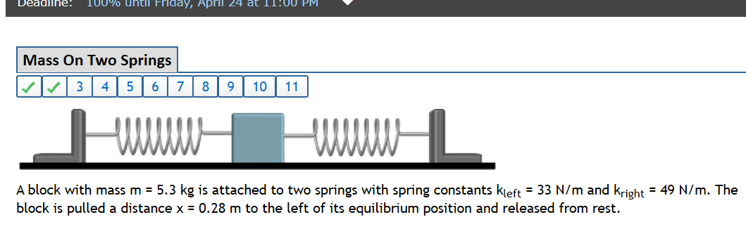 Solved 4. How long does it take the block to return to | Chegg.com