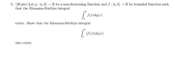 Solved Let g: [a, b] rightarrow R be a non-decreasing | Chegg.com