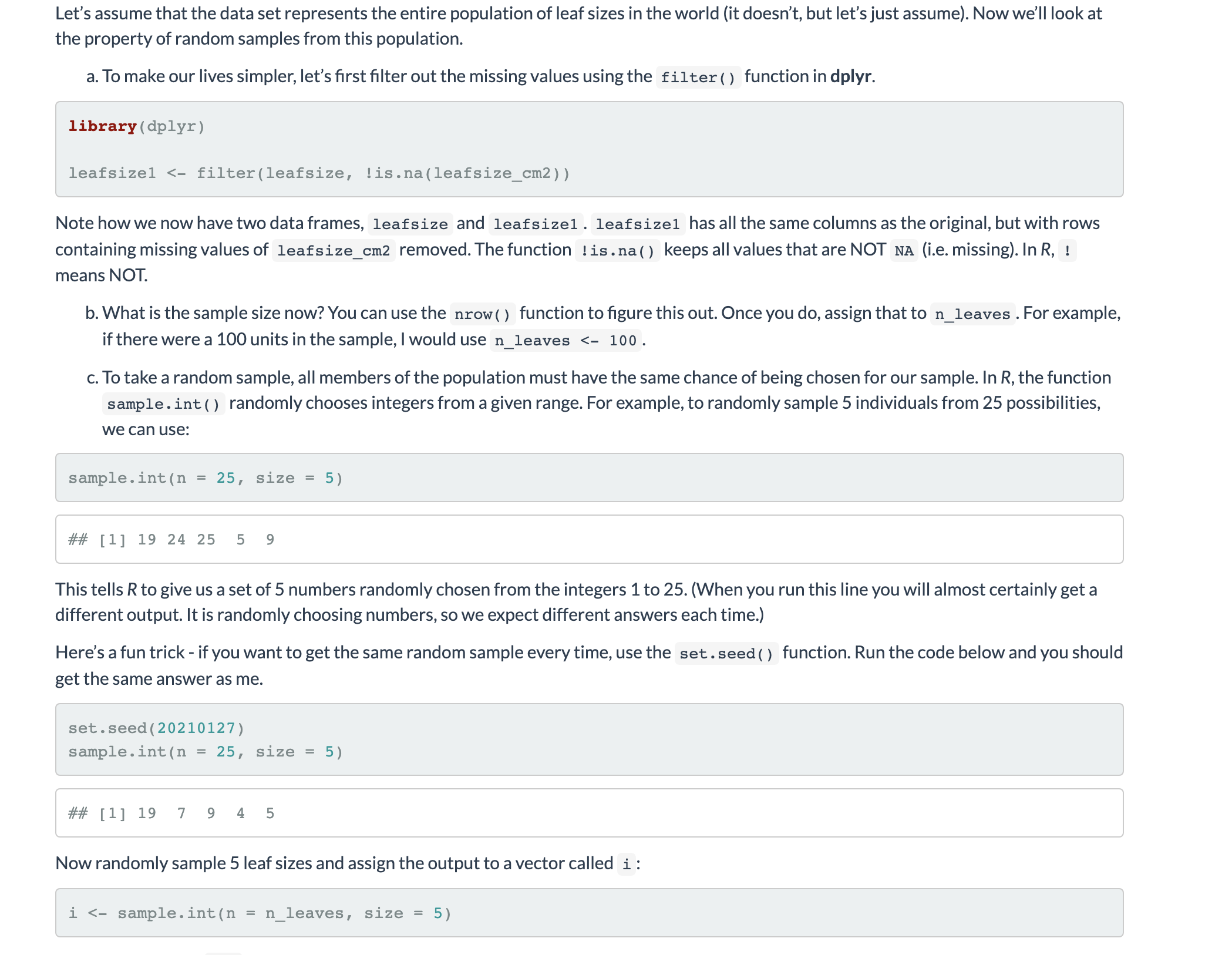 Solved Let's assume that the data set represents the entire | Chegg.com