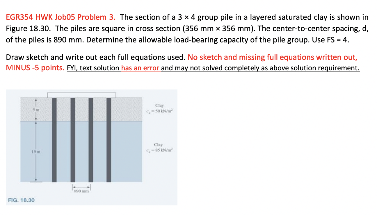Solved EGR354 HWK Job05 Problem 3 . The section of a 3×4 | Chegg.com