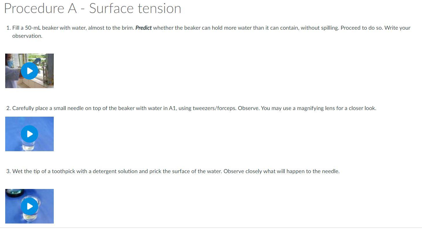 Solved 1. What happened when additional water was added to | Chegg.com